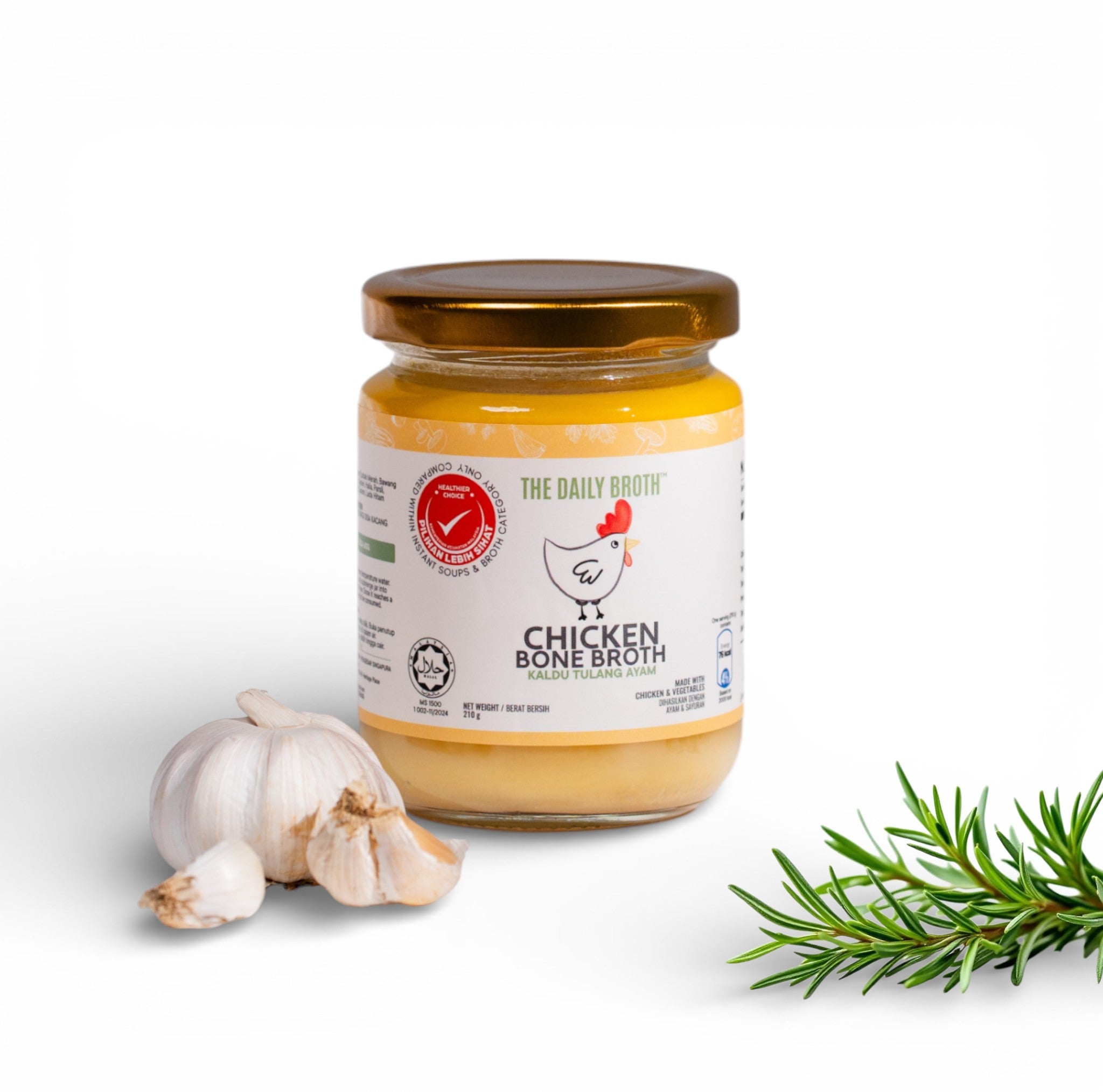 Chicken Bone Broth (210gm) - Frozen – The Daily Broth